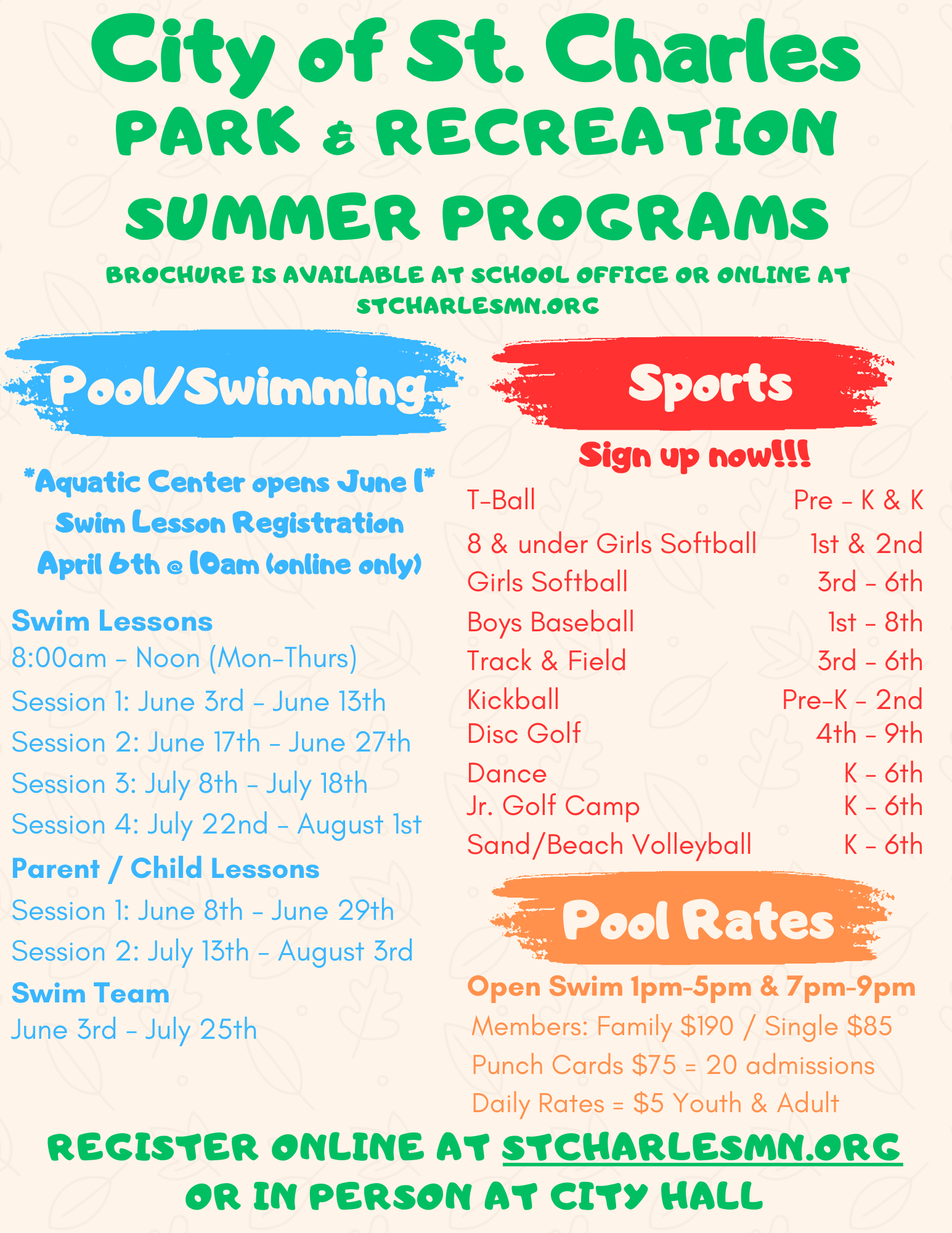 City of St. Charles Minnesota - Gateway to the Whitewater Valley